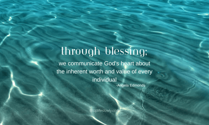 The Blessing – Sip Life Slowly and Enjoy It